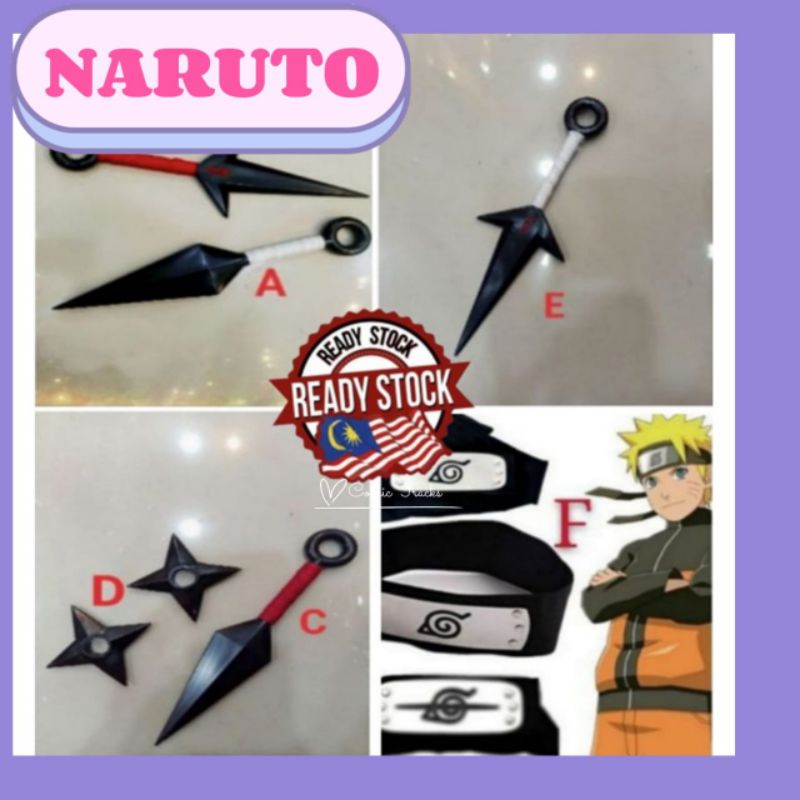 Anime Naruto arms toy drats headband cosplay weapon toy plastic ...