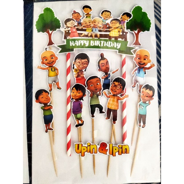 Upin Ipin Cake Topper | Shopee Malaysia