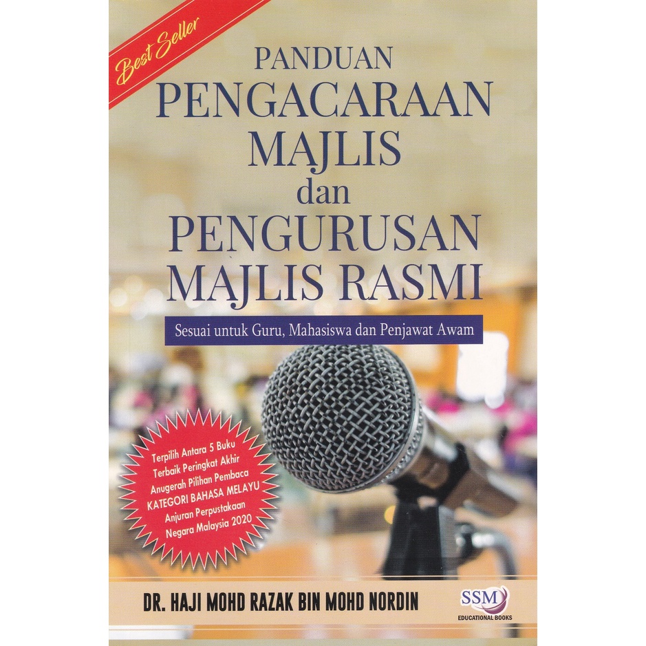 SSM Panduan Pengacaraan Majlis dan Pengurusan Majlis Rasmi | Shopee ...