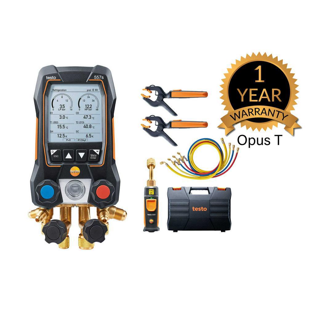 testo 557s Smart Vacuum Kit with 4 filling hoses - Smart digital ...