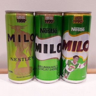 Nestle Milo 240ml Limited Edition Vintage 1950s 1970s 1990s Aluminium ...