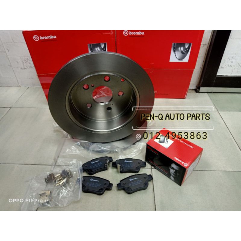 Toyota Vellfire Anh20,Alphard 3.5 2008~2015 Rear Disc Rotor & Brake ...