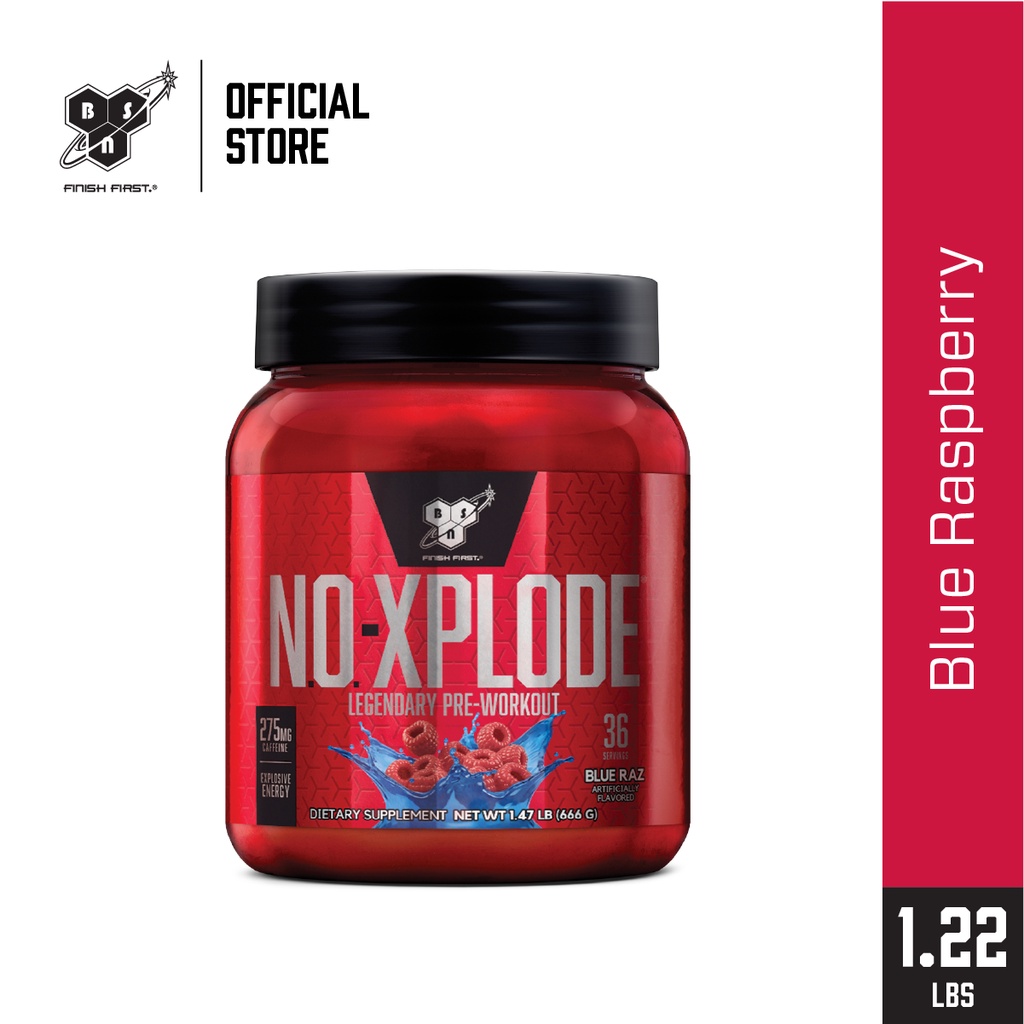 BSN N.O-Xplode Pre-workout Energy Drink (1.22lbs/30 Serv) | Shopee Malaysia