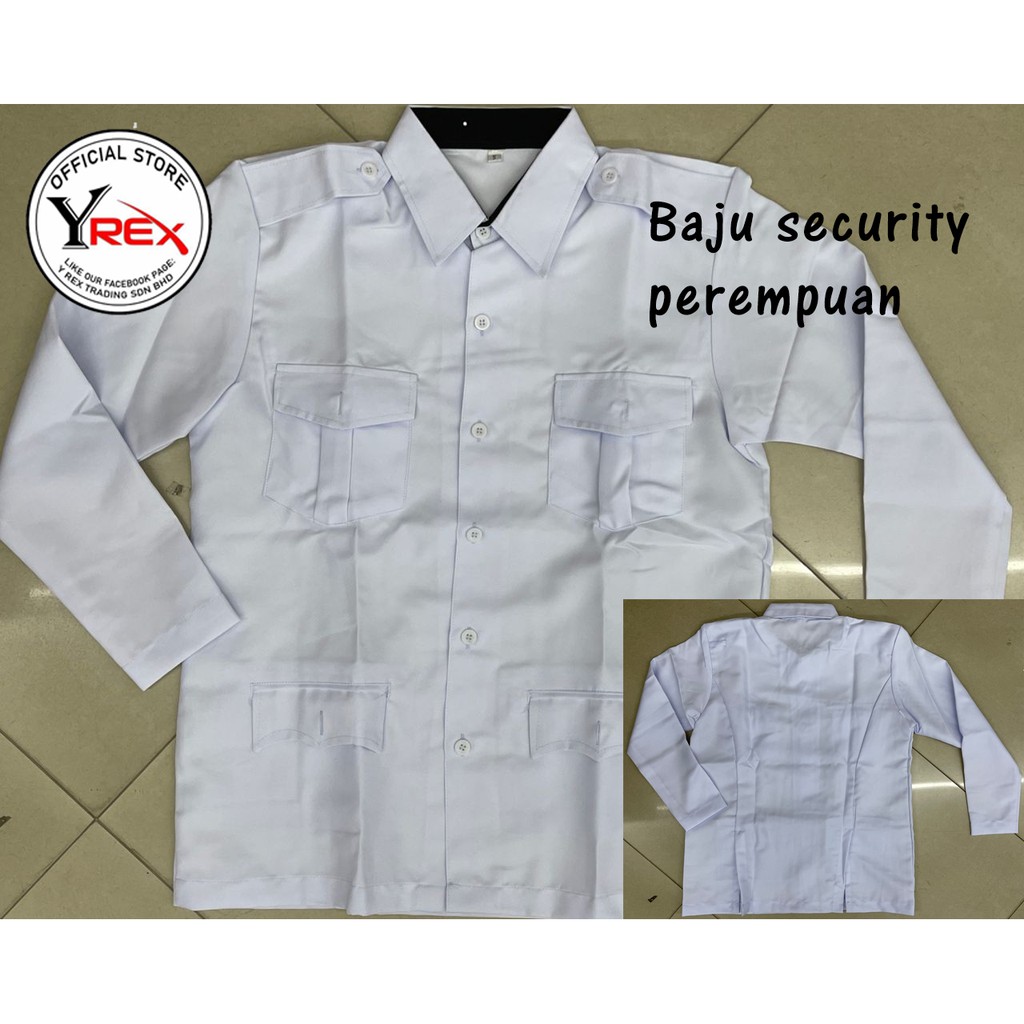 Baju uniform security/pengawal keselamatan (Lengan Panjang) | Shopee ...