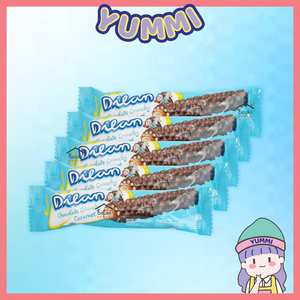 HALAL Garuda Food Dilan Wafer Chocolate Crunchy Caramel Wafers Salut ...