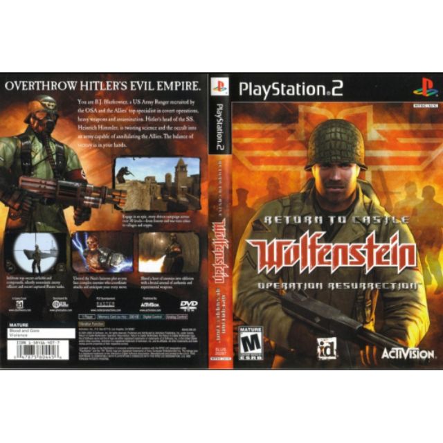 PS2 GAME COLLECTION (Return to the Castle:Wolfenstein) | Shopee Malaysia
