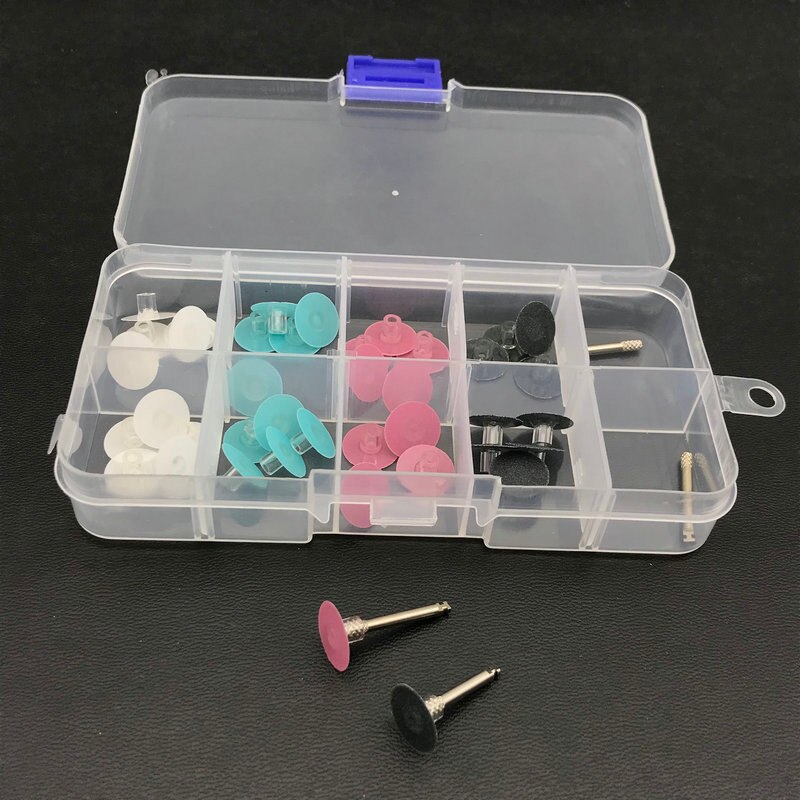 40pcs Dental Polishing Stem discs Composite Finishing Disc + 4pcs ...