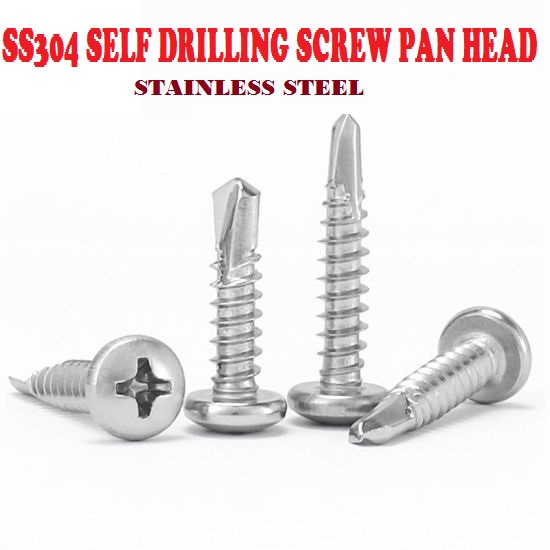 Stainless Steel Pan Head Ph Self Drilling Screw Panhead Screw Tapping ...