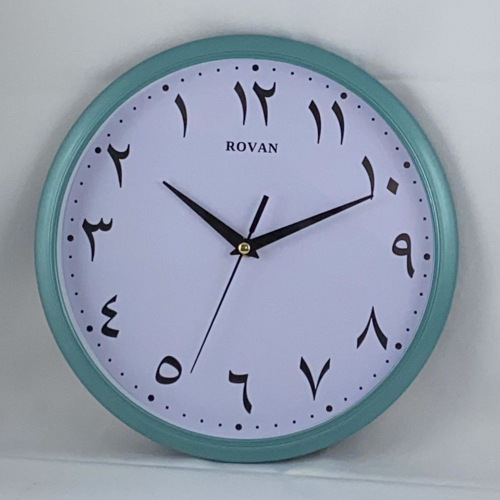 Jam Dinding Tawaf Arabic Jawi CounterClockwise Rovan Islamic Wall Clock ...