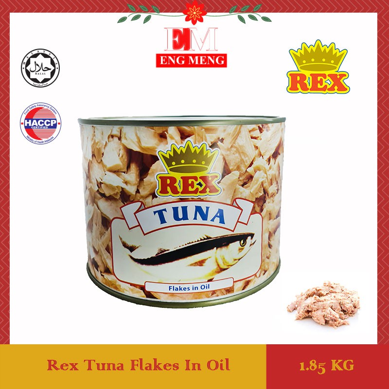 Rex Tuna Flakes in Oil 1.85KG Rex Tuna Keping dalam Minyak 1.85KG ...