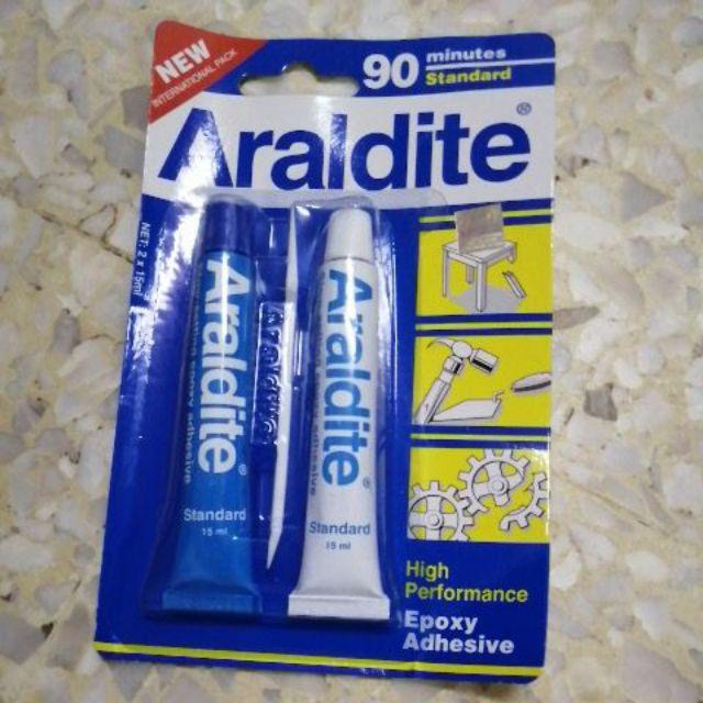 ARALDITE RAPID STANDARD 90 MIN HIGH PERFORMANCE EPOXY ADHESIVE GLUE BLUE 2x15ml | Shopee Malaysia