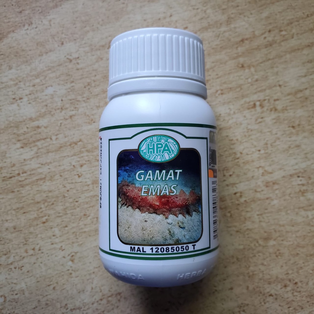 Kapsul Gamat Emas HPA (30 kapsul) | Shopee Malaysia
