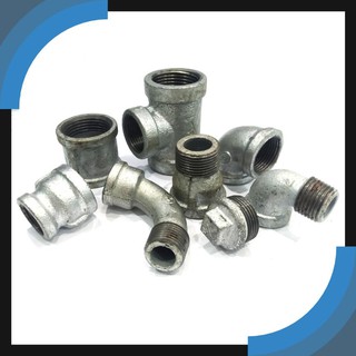 GI Socket Galvanized Steel Piping Fitting Pipe Connector Paip Logam ...