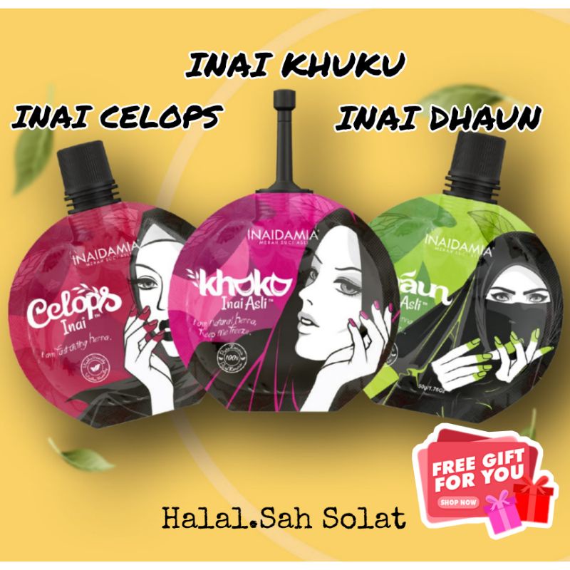 INAI KHUKU, INAI CELOPS DAN INAI DHAUN INAIDAMIA | Shopee Malaysia