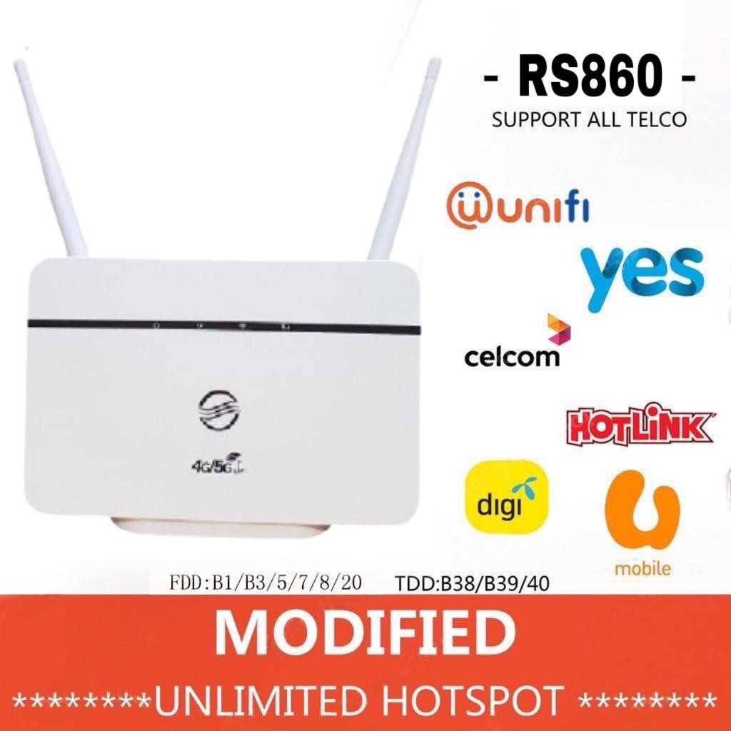 Modified rs860 unlimited hotspot 4g lte modem router mod wifi router ...