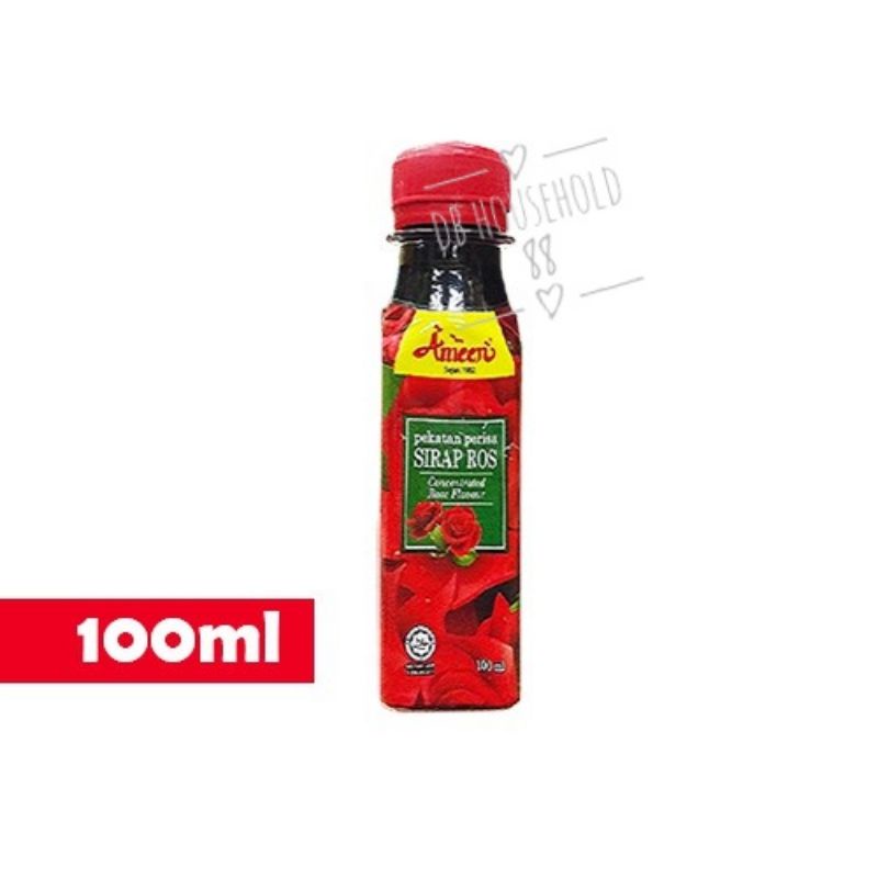 [Ameen] Sirap Ros / Syrup Rose Flavour 100ml | Shopee Malaysia