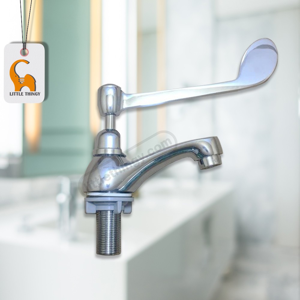 DOE Elbowline Pillar Tap DE88 Chrome Plated Pillar Sink Type Kitchen Bathroom Toilet Washroom ...