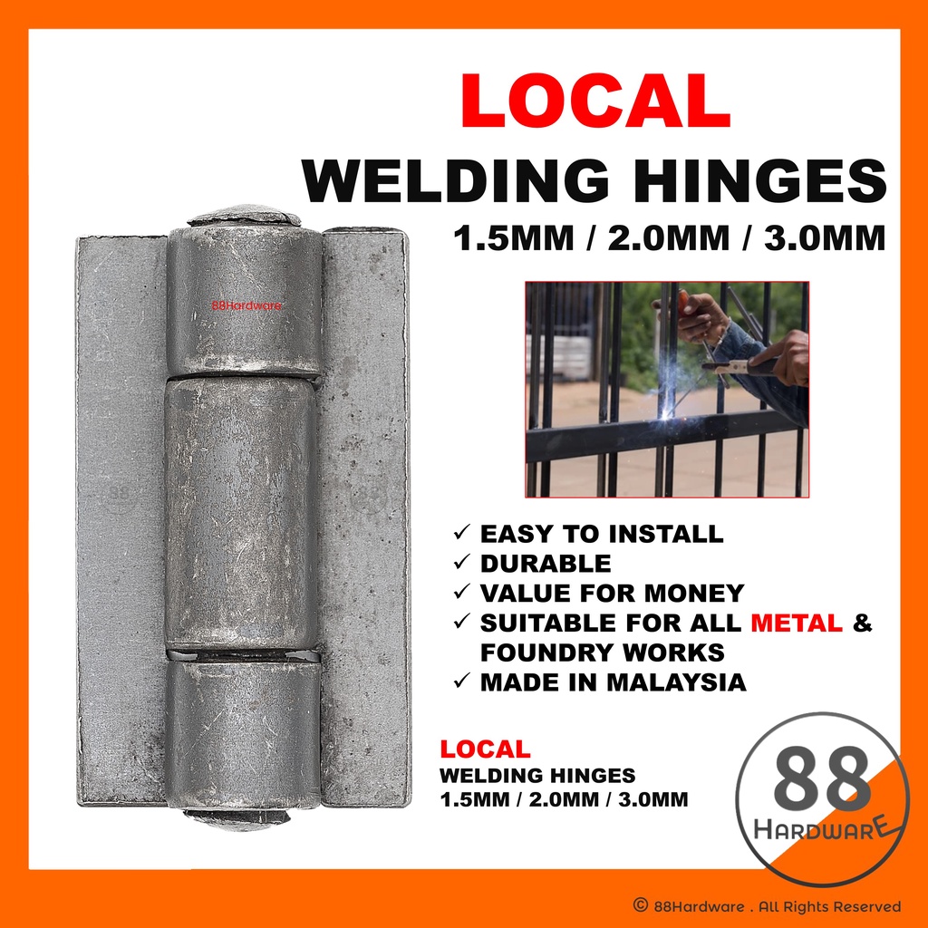 Butterfly Welding Hinges Metal / Ensel Welding Pintu / Ensel Besi ...