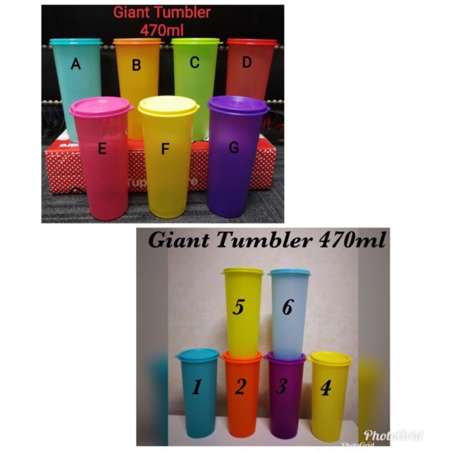 Tupperware Giant Tumbler 470ml (1) | Shopee Malaysia