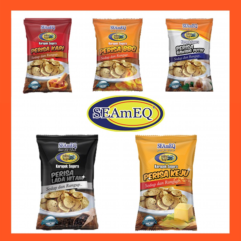 READY STOCK ~ KEROPOK IKAN SEGERA BERPERISA SEAMEQ | Shopee Malaysia