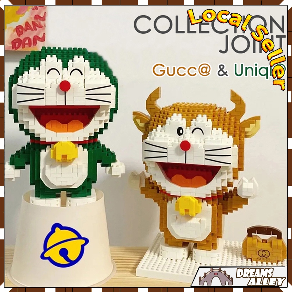 Doraemon Building Blocks Ready Stock Gucci Doraemon Uniqlo Doraemon ...