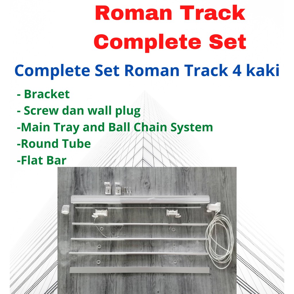 Roman Track Complete Set - Included Round Tube and Flat Bar / Roman ...