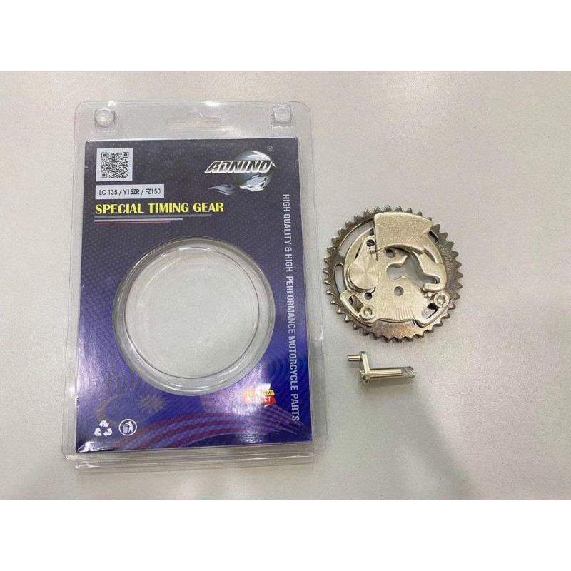 LC135 Y15ZR FZ150 CAM GEAR ADJUSTABLE WITH DECOM PIN / SPROCKET TIMING ...
