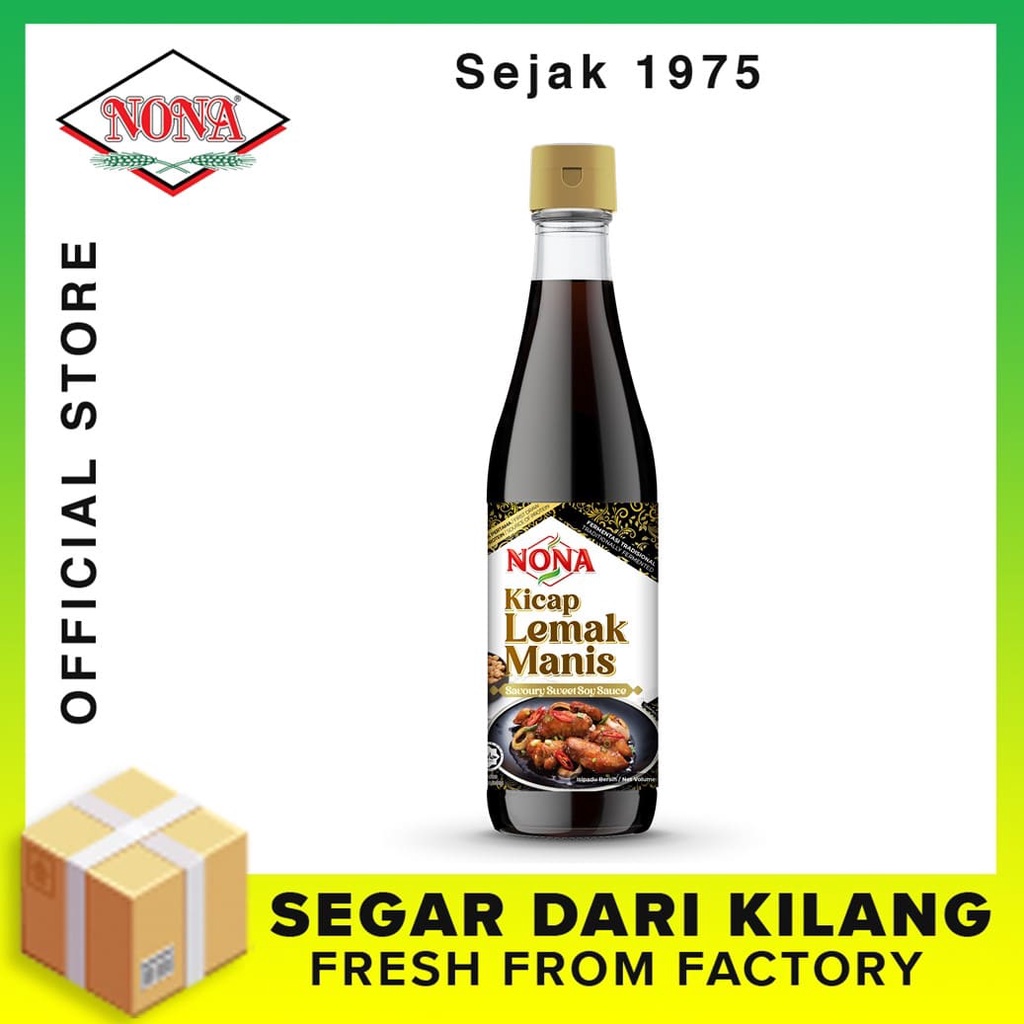 Nona Kicap Lemak Manis 600ml ( Halal , Segar dari kilang ) | Shopee ...