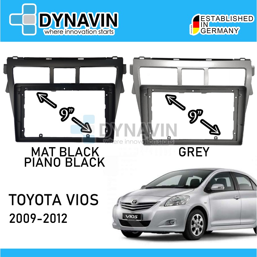 Android Player Casing For Toyota Vios 2007 2008 2009 2010 2011 2012 ...