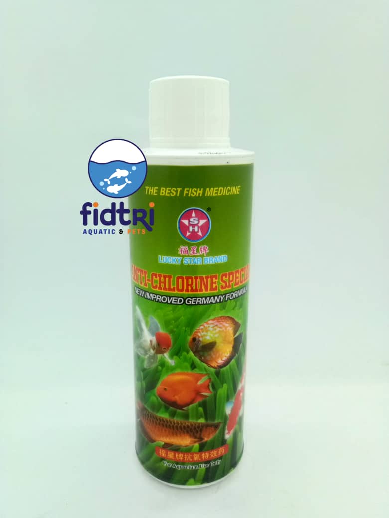 ANTI CHLORINE FISH AQUARIUM TANK Fish Anti Klorin Special Akuarium ikan ...