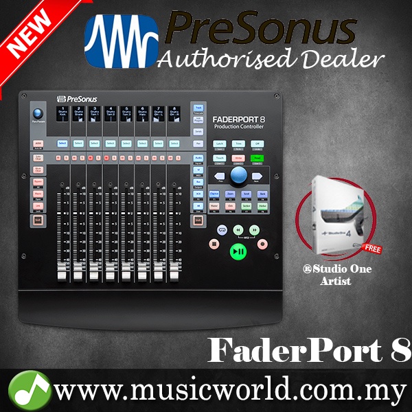 PreSonus FaderPort 8 Production Midi Controller USB 8 Touch-sensitive ...