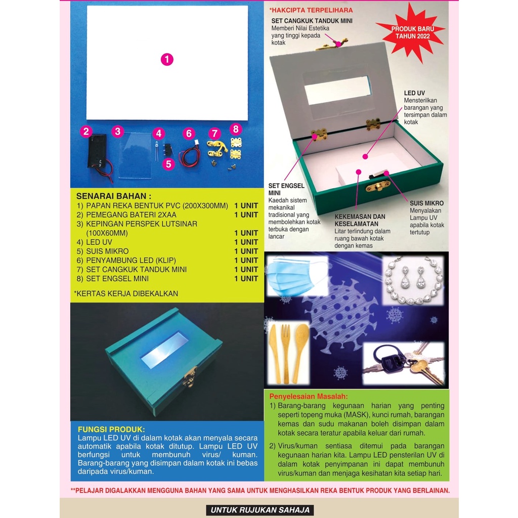 PROJEK RBT TINGKATAN 3 (KUMEI) - KOTAK PENYIMPANAN DAN PENSTERILAN UV ...