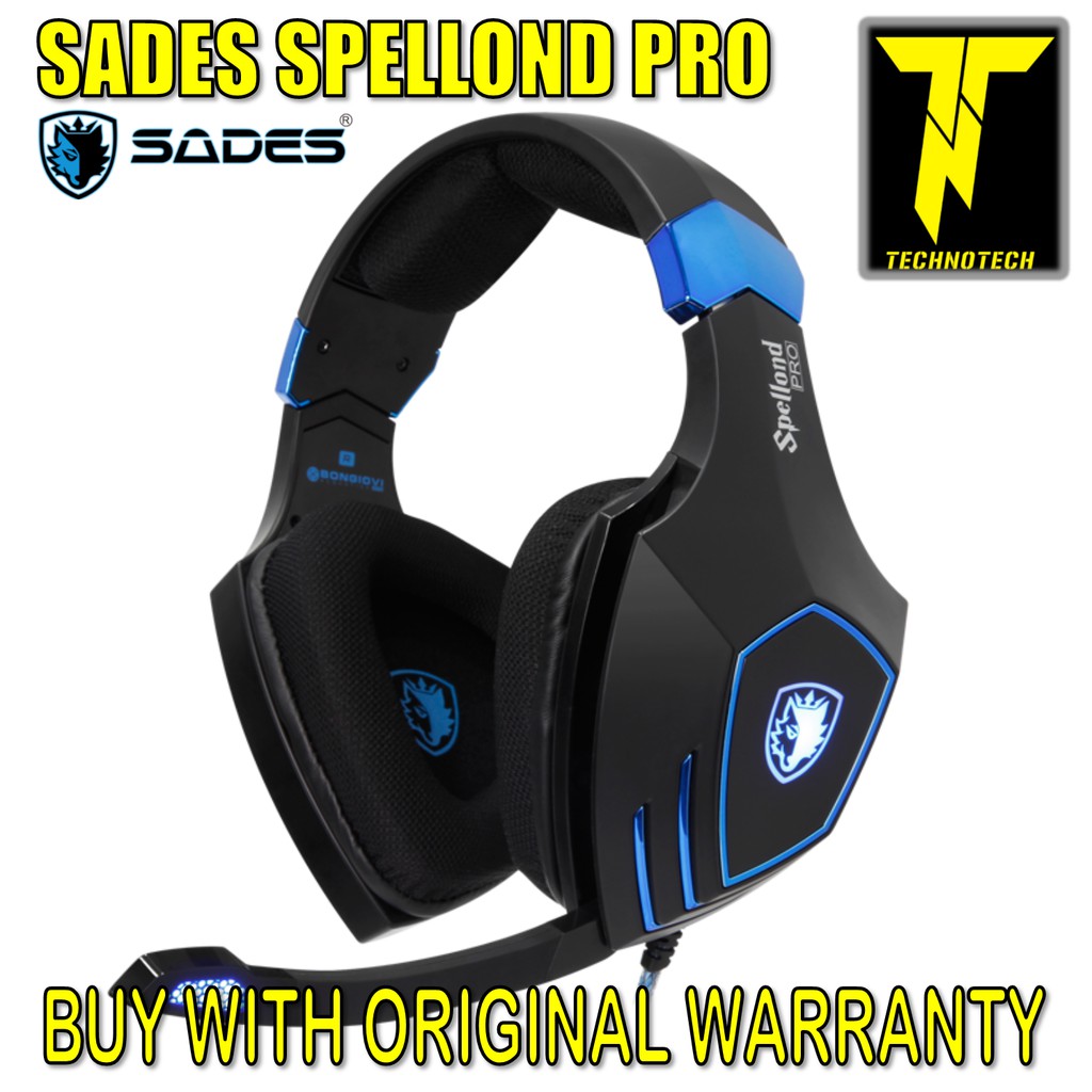 SADES SPELLOND PRO GAMING HEADSET - BONGIOVI DPS TUNED,TWO GAMING AUDIO ...