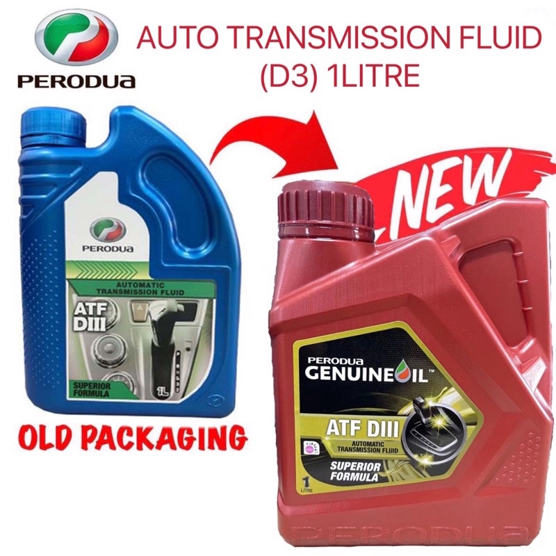 NEW PACKING | PERODUA ATF DIII 1LITER | Shopee Malaysia
