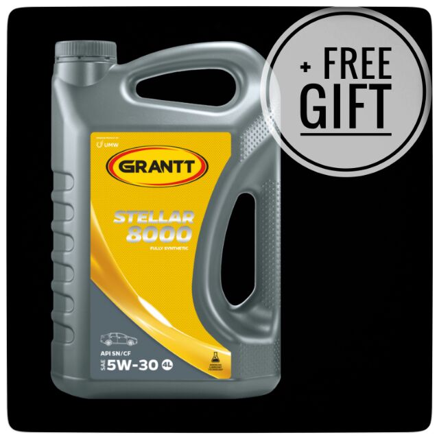 GRANTT STELLAR 8000 5W30 (Fully Synthetic Engine Oil) | Shopee Malaysia
