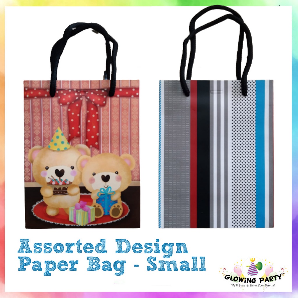 Paper Bag - Assorted Design Paper Bag (Small) | Shopee Malaysia