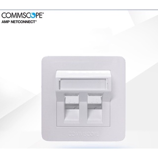 COMMSCOPE RJ45/CAT6 FACEPLATE KIT DECORATOR (DOUBLE GANG) | Shopee Malaysia