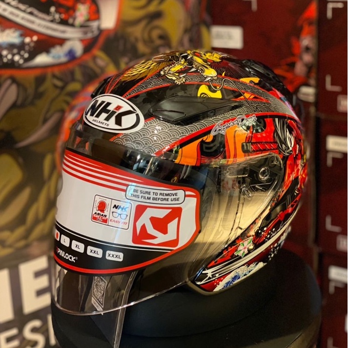 HELMET NHK R1 SAMURAI V2 2022 (GLOSS LIMITED) | Shopee Malaysia