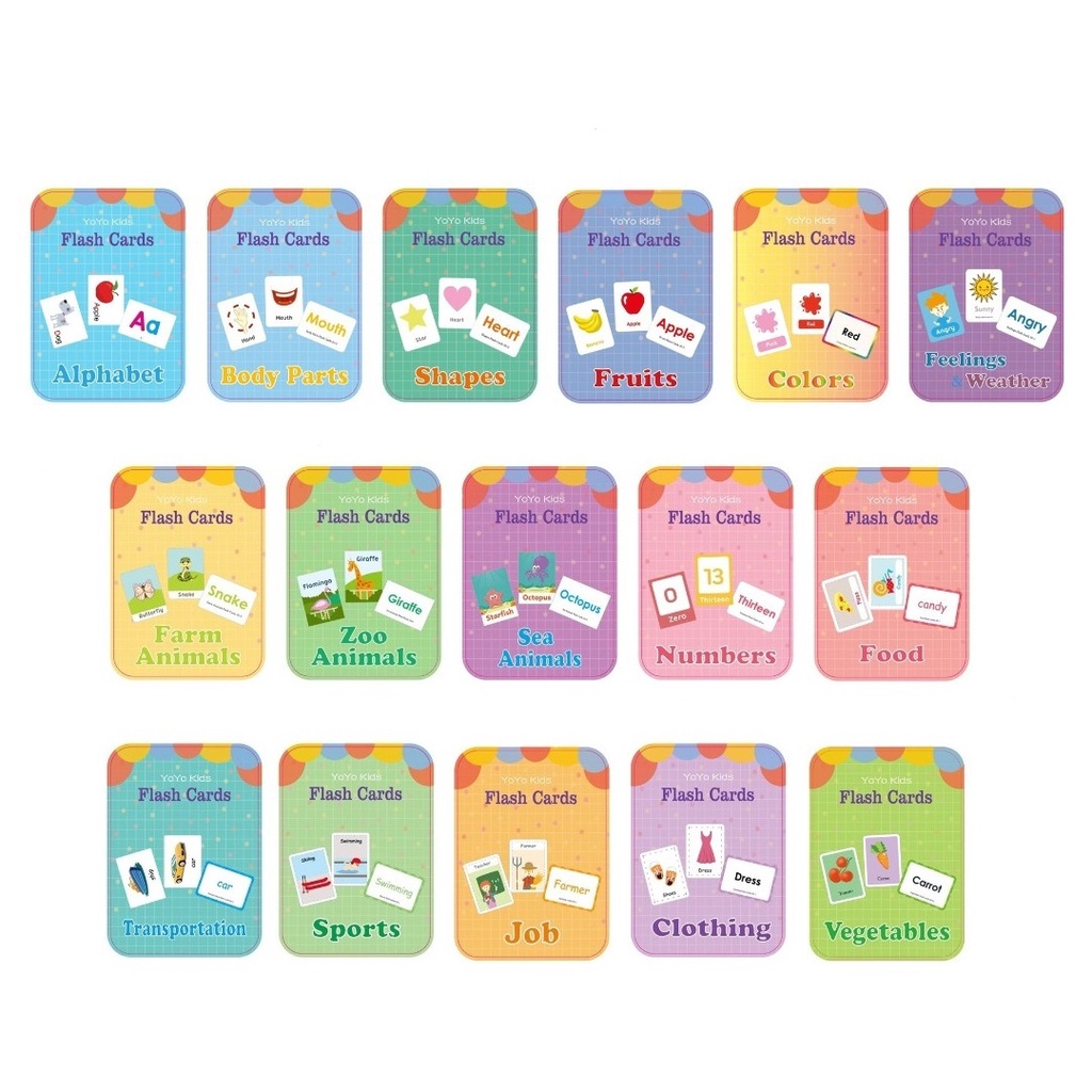 Small Flash Cards Set in Storage Box | Shopee Malaysia