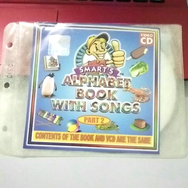 Authentic Smart's Alphabet Book With Songs VCD Disc Part 2 | Shopee ...