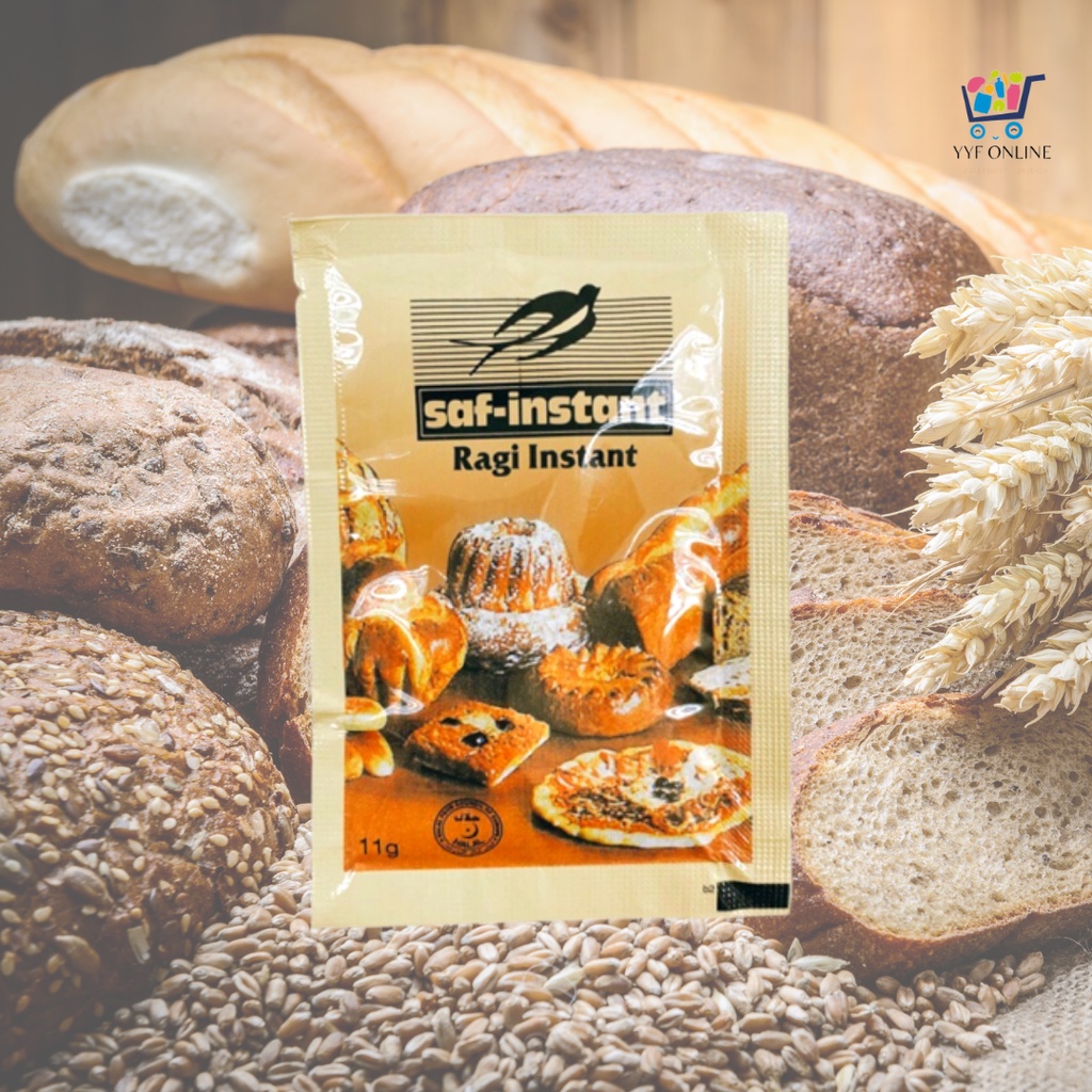 Lesaffre Saf-Instant Ragi / Instant Yeast / Ragi Kering Instant (11g ...