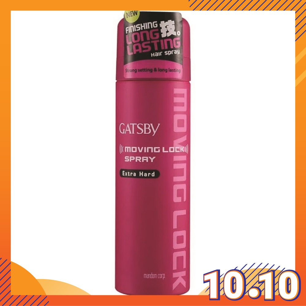 Gatsby Moving Lock Spray Extra Hard (170g) | Shopee Malaysia
