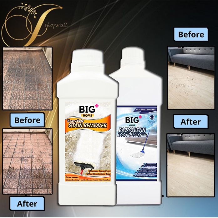 BIG Floor Cleaning Set | A Stain Remover Toilet Cleaner Bathroom Cement ...