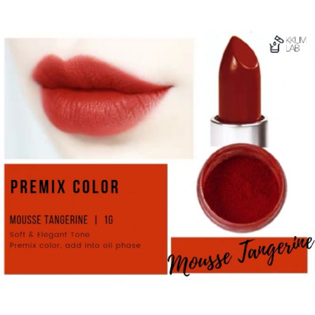 Premix Color For Lipstick/Liquid Lipstick DIY - Mousse Tangerine ...