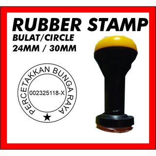 NORMAL RUBBER STAMP, COP GETAH BIASA (COMPANY, ADDRESS, BULAT, PETAK ...