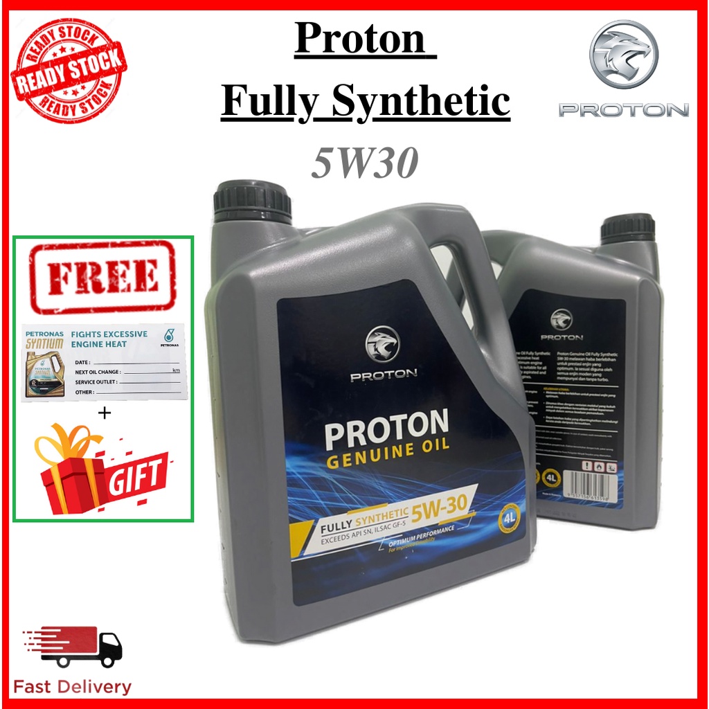 Proton 5W30(4L) Fully synthetic Engine Oil #Petronas 5W30 #Petronas ...