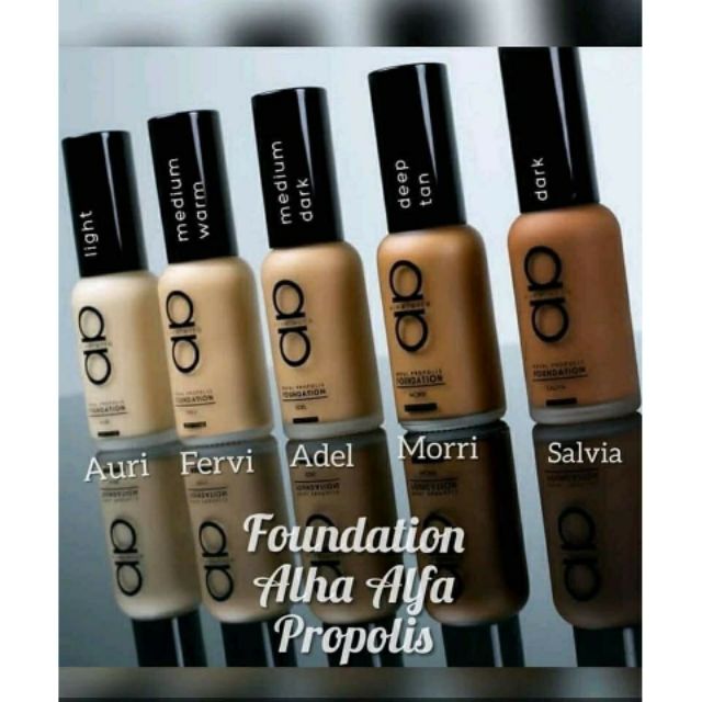 ORIGINAL !! ALHA ALFA ROYAL PROPOLIS FOUNDATION | Shopee Malaysia