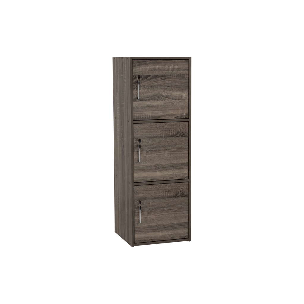 Cally 3 Doors Storage Box With Lock Cabinet With Lock Kabinet Berkunci ...