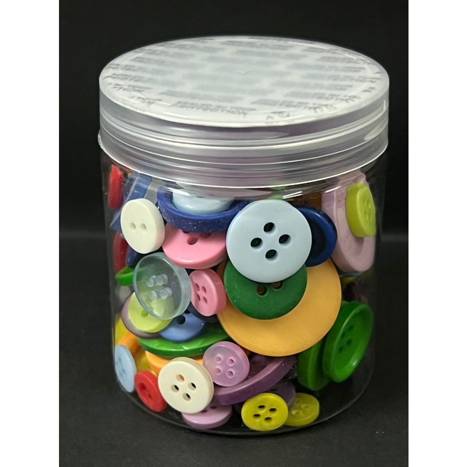 Mix Plastic Buttons Various Size and Design 80g | Shopee Malaysia