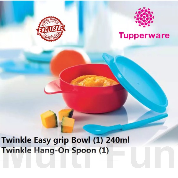 Tupperware Twinkle Easy Grip Bowl (240ml) | Shopee Malaysia